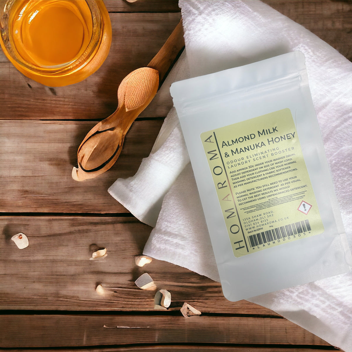 Homaroma Almond Milk & Manuka Honey Foam & Fizz Toilet, Sink and Floor ...